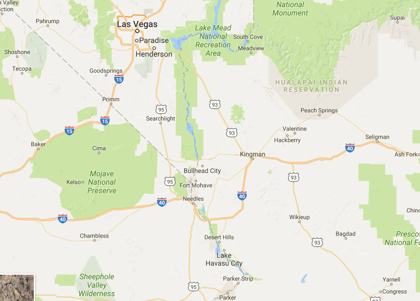 Take the backroad to Vegas